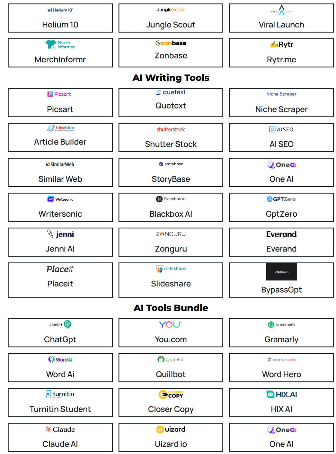 Premium Tools Bundle- 1 Year Validity - Desi Bundle- India’s #1 Group Buy Tools